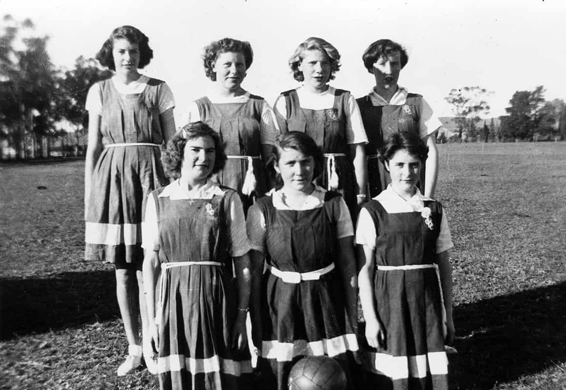 Peterborough Netball team, c. 1950s | Lionel Noble Photo Collection